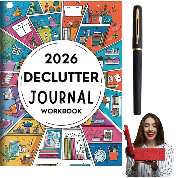 2026 Declutter Journal Workbook - Full-Year Calendar & Monthly Layouts ...