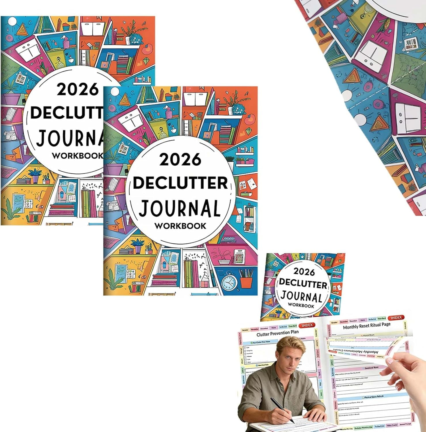 2026 Declutter Journal Workbook | Transform Your Home In 52 Weeks, Full ...