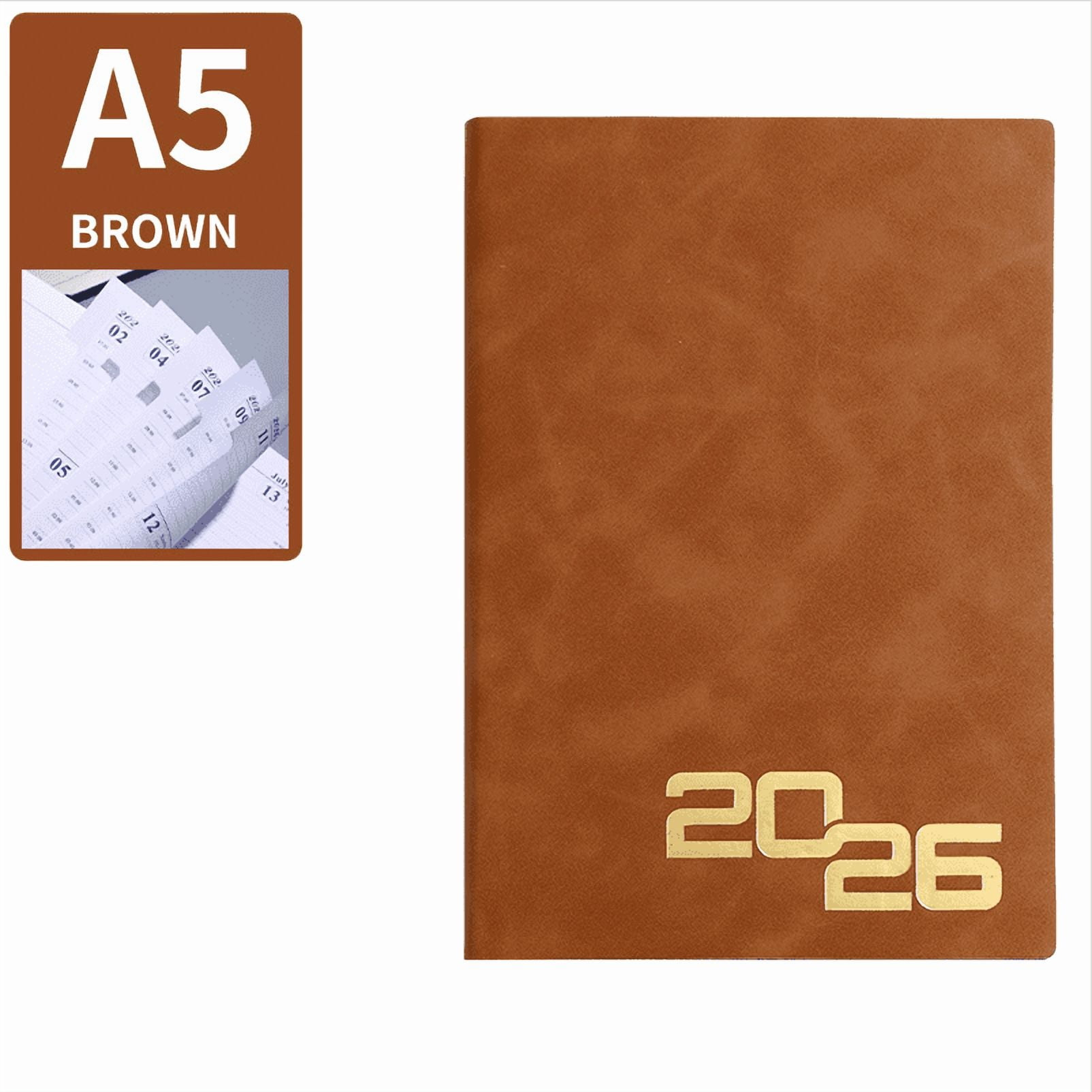 2026 Deluxe Daily Planner | 365-Day Dated Diary with Weekly & Monthly ...