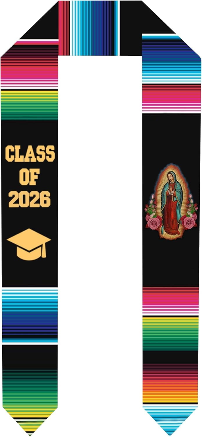 2026 Deluxe Embroidered Graduation Sash, Authentic Mexican Style ...