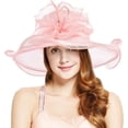2026 Derby Hat, Classy Sun Hats for Women Ladies, Organza Kentucky ...