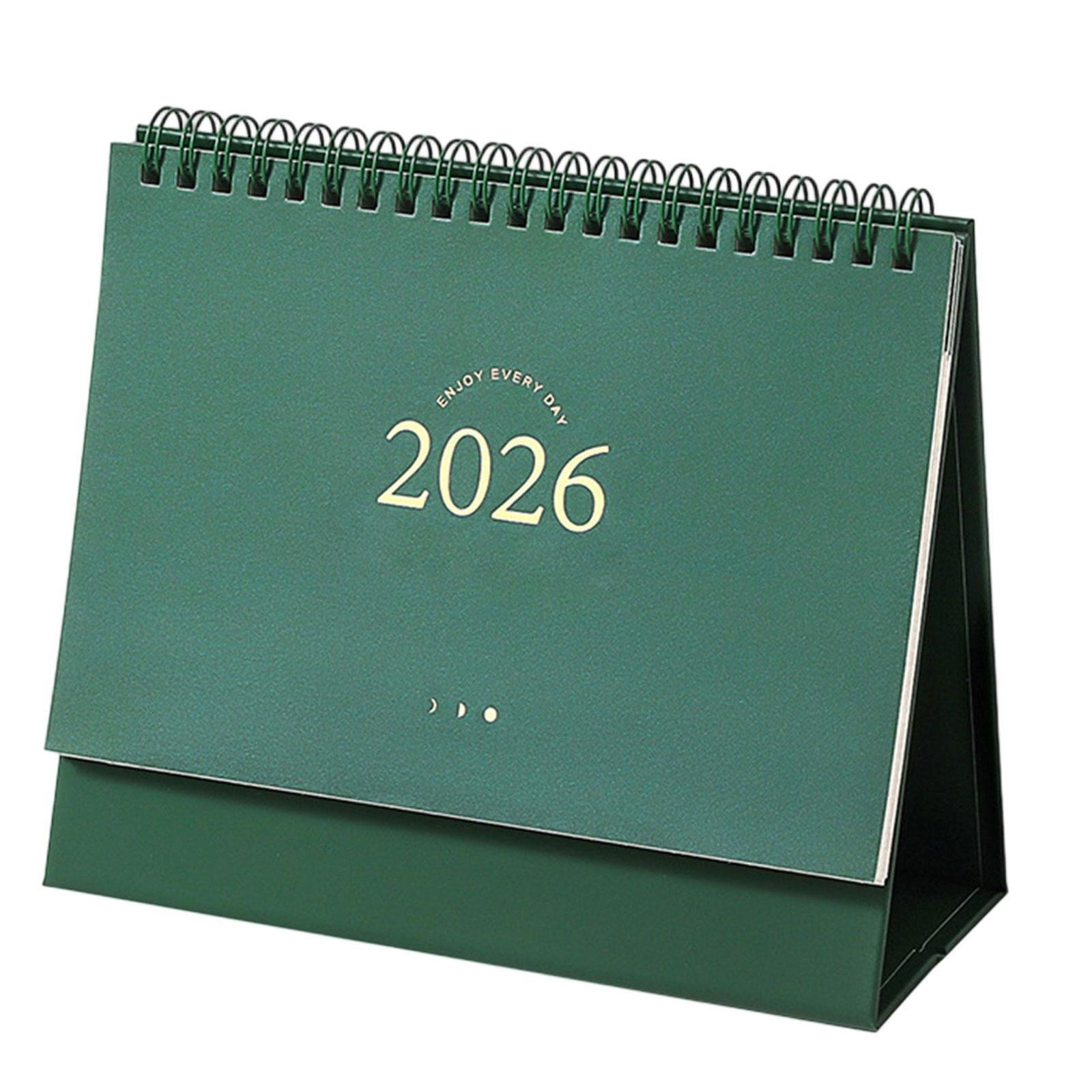 2026 Desk Calendar 16 Month Referance from Sep 2025 to Dec 2026 Twin ...