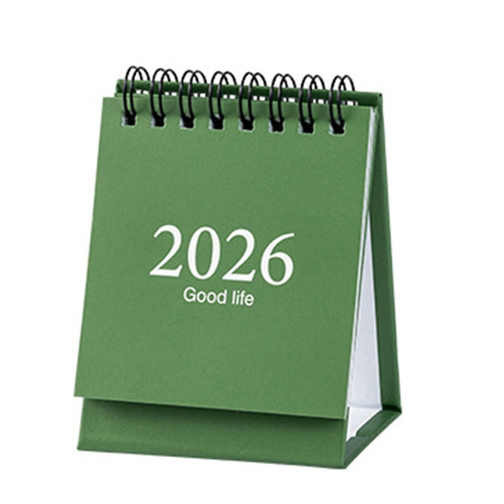 2026 Desk Calendar 19 Month Referances from 01/2026 to 07/2027 Office ...