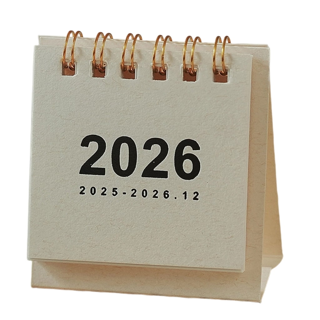 2026 Desk Calendar 19 Month from Jun 2025 to Dec 2026 For Notes ...