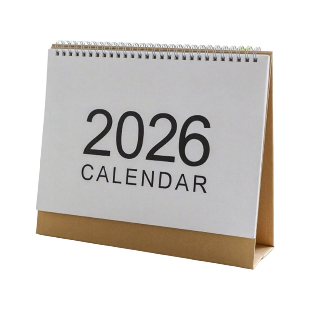 2026 Desk Calendar Simple Desktop Calendar Office Calendars Standing ...
