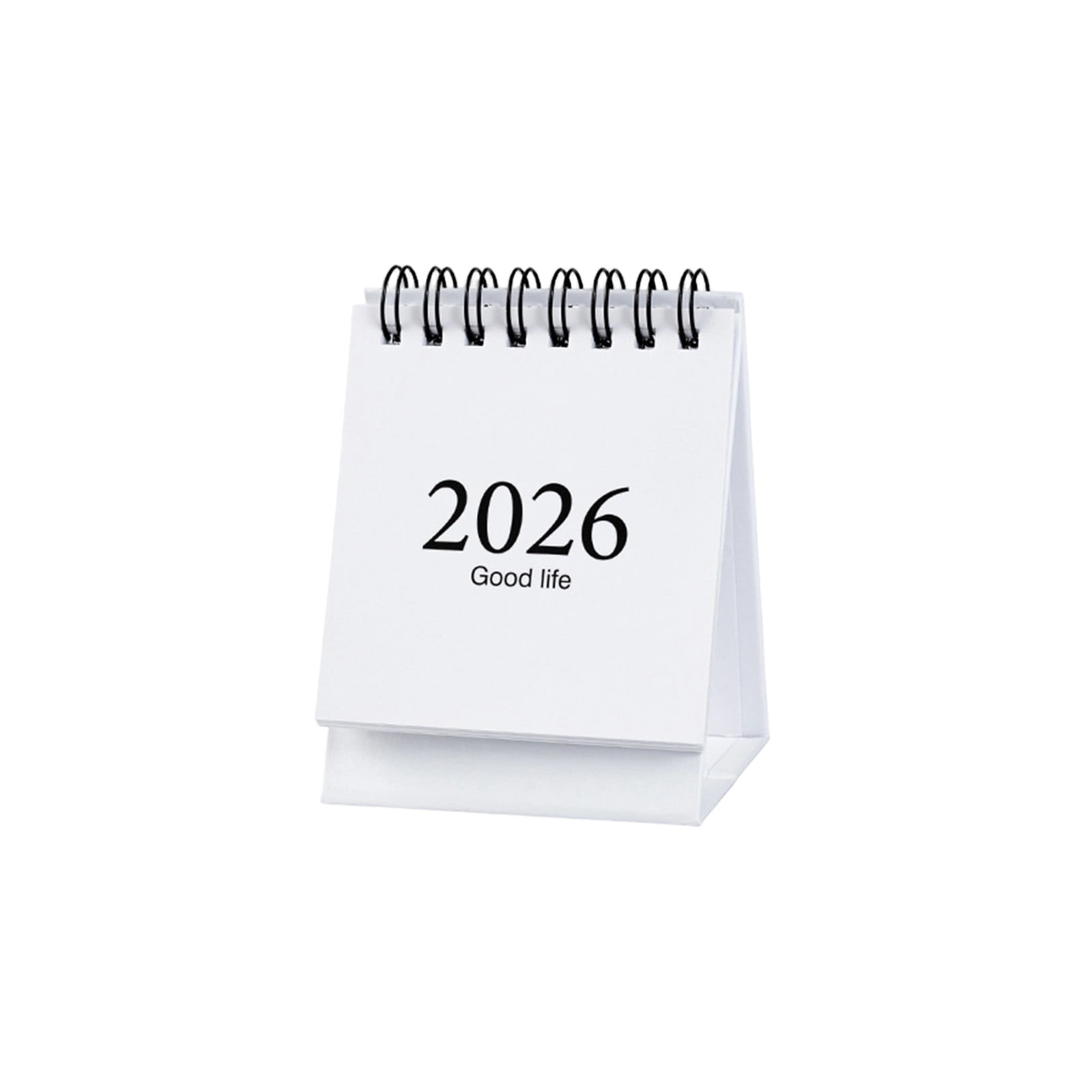 2026 Desk Calendar Spiral Bound Stand Up Calendar with Durable Paper ...