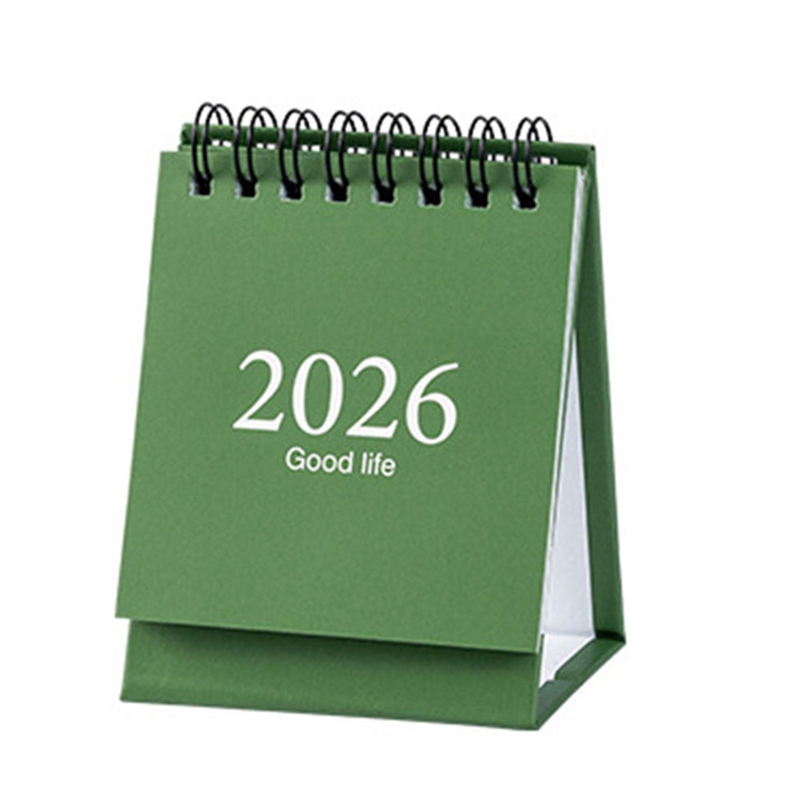 Portable 2026 Desktop Calendar Twin-Coil Binding Paper Calendars 19 ...
