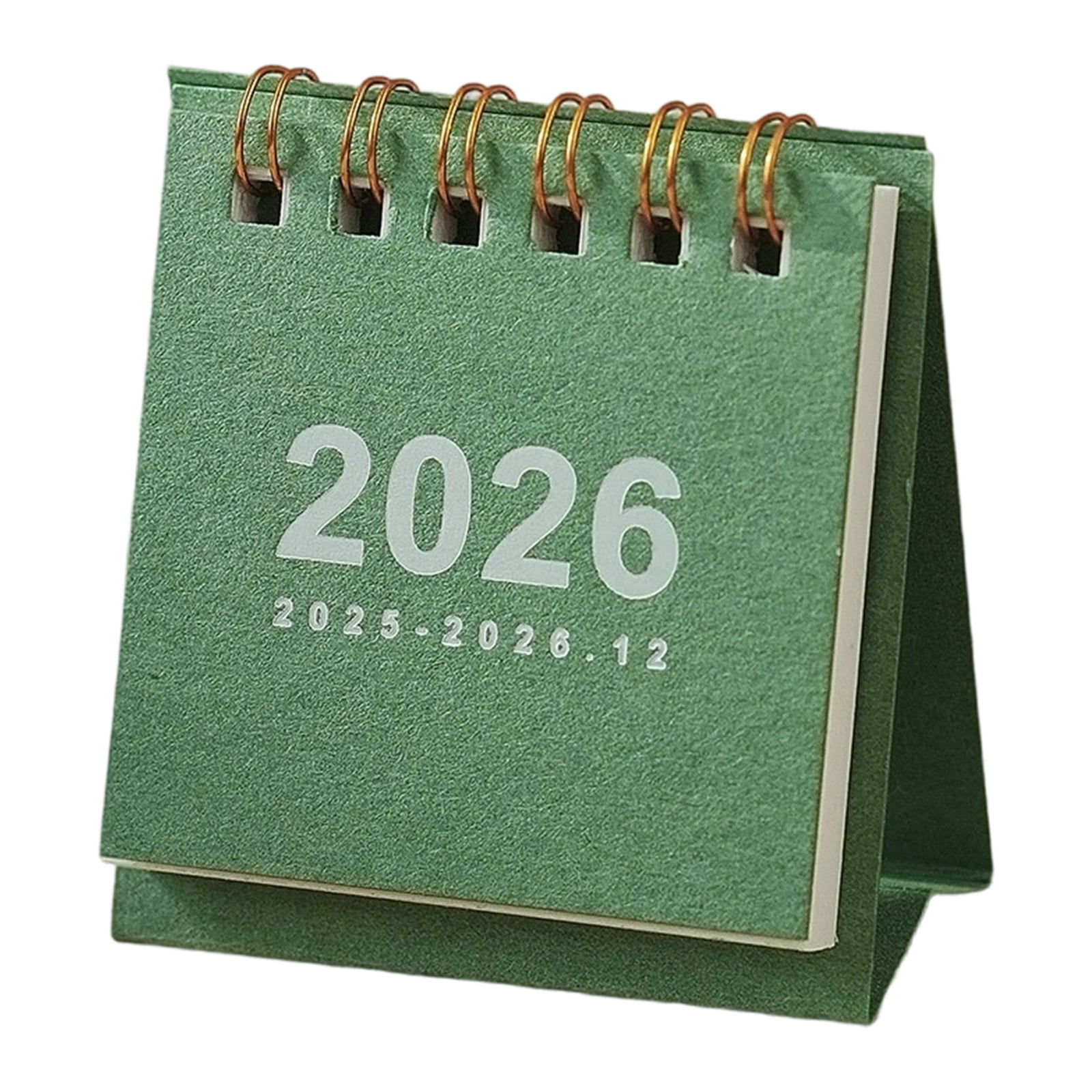 2026 Desk Calendar Twin-Coil Binding 19 Month Paper Calendar from Jun ...