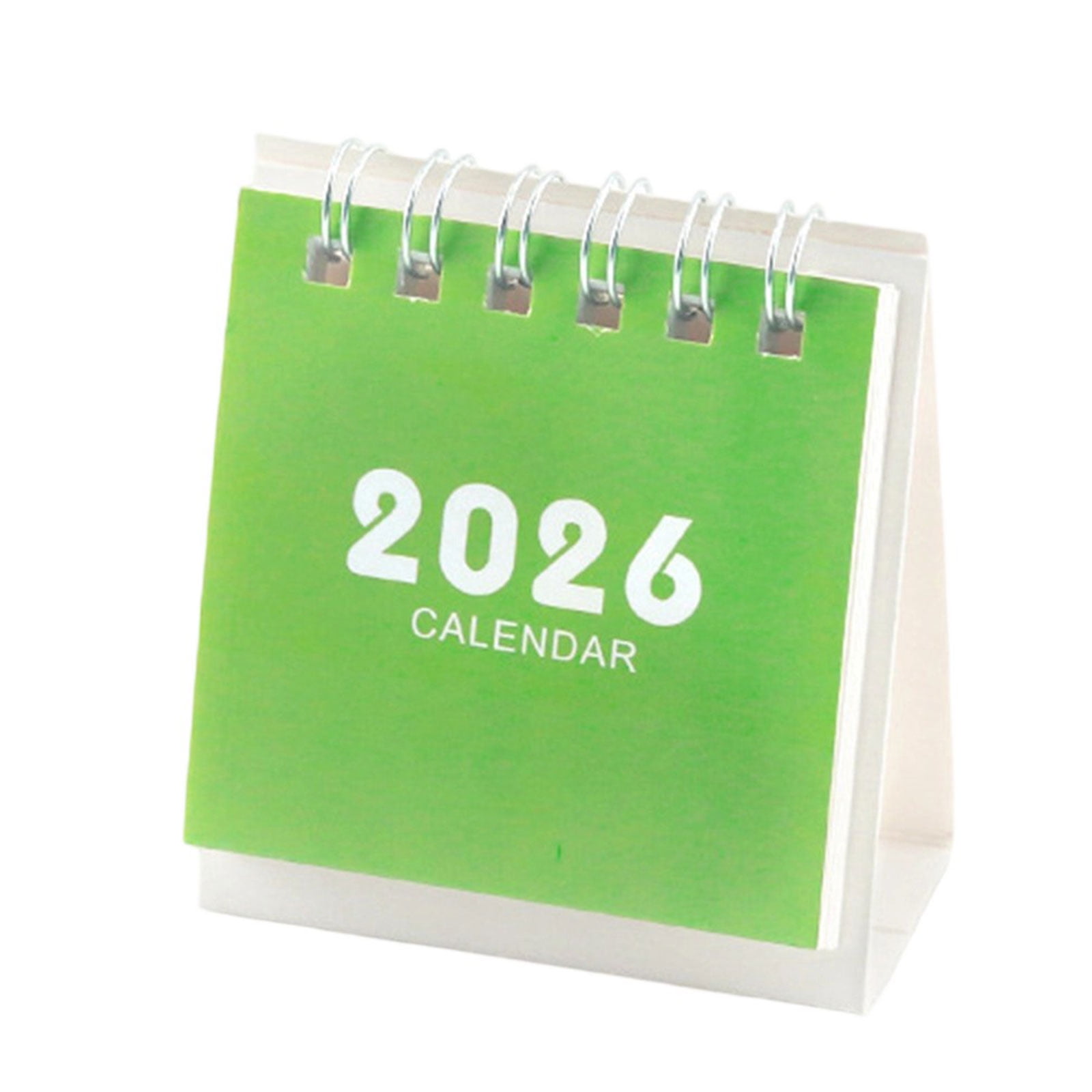 2026 Desk Calendar Twin-Coil Binding Tabletop Calendars 17 month Runs ...