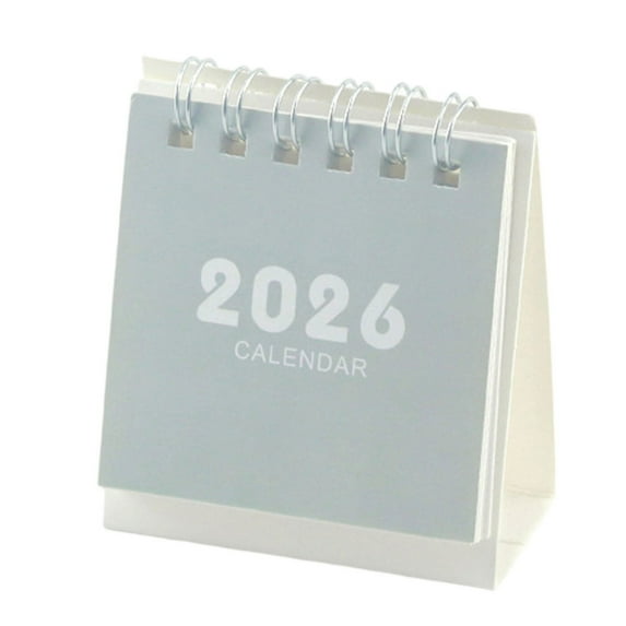 2026 Desk Calendar Twin-Coil Binding Tabletop Calendars 17 month Runs ...