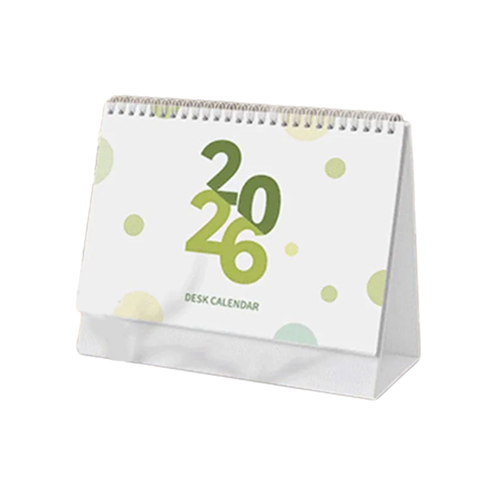 2026 Desk Calendar Writing Pad 12 Month Runs Jan to Dec Twin-Coil ...