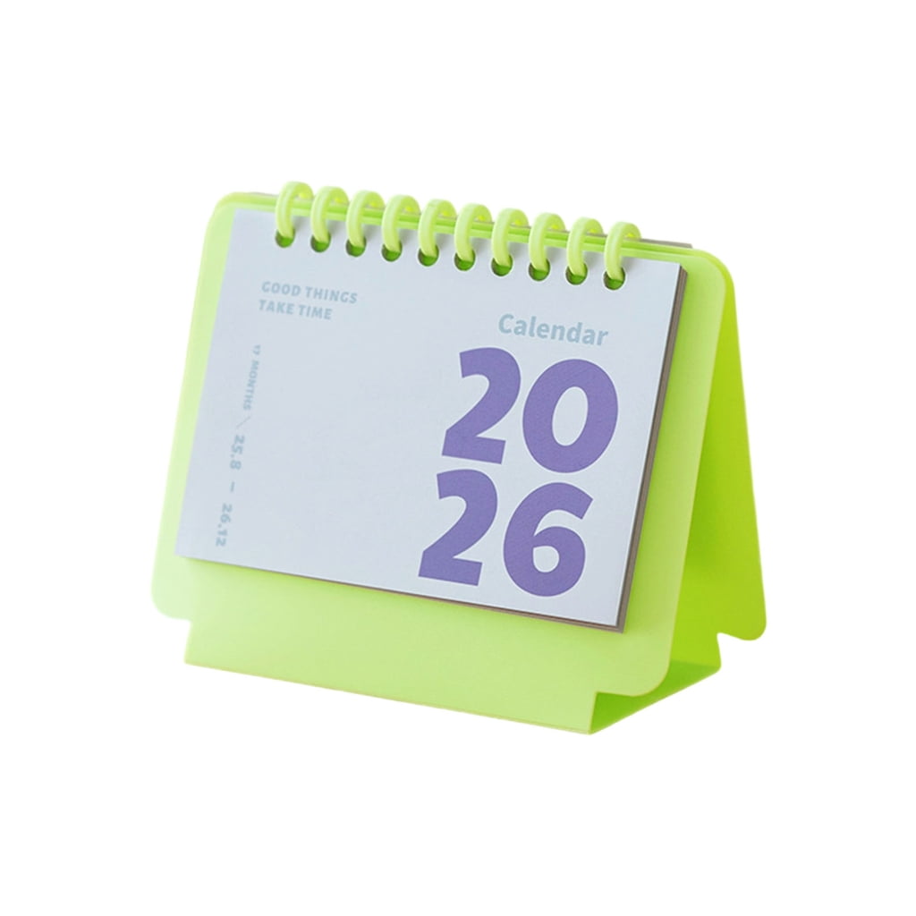2026 Desktop Calendar Daily Planner Portable Monthly Calendar Writing ...