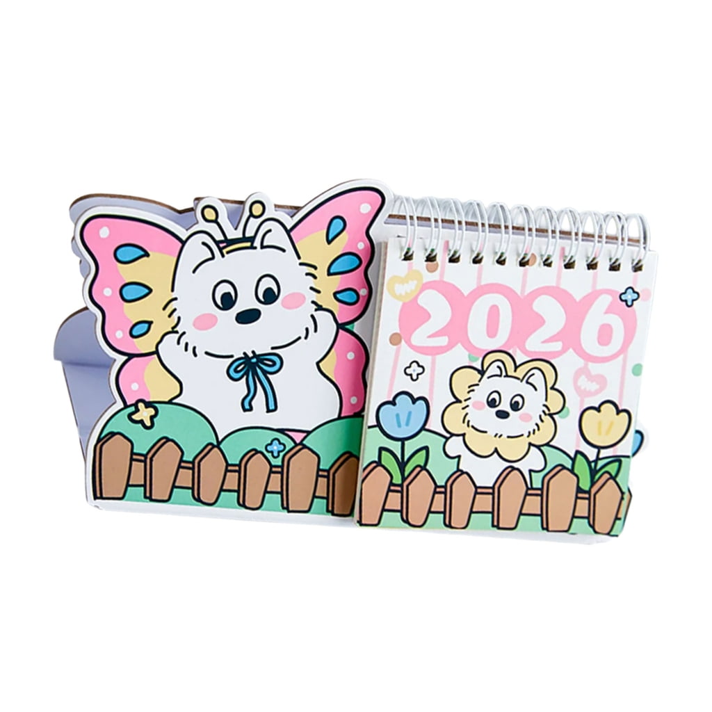 2026 Desktop Calendars Lucky Dog Desk Calendar Standing Calendar for ...