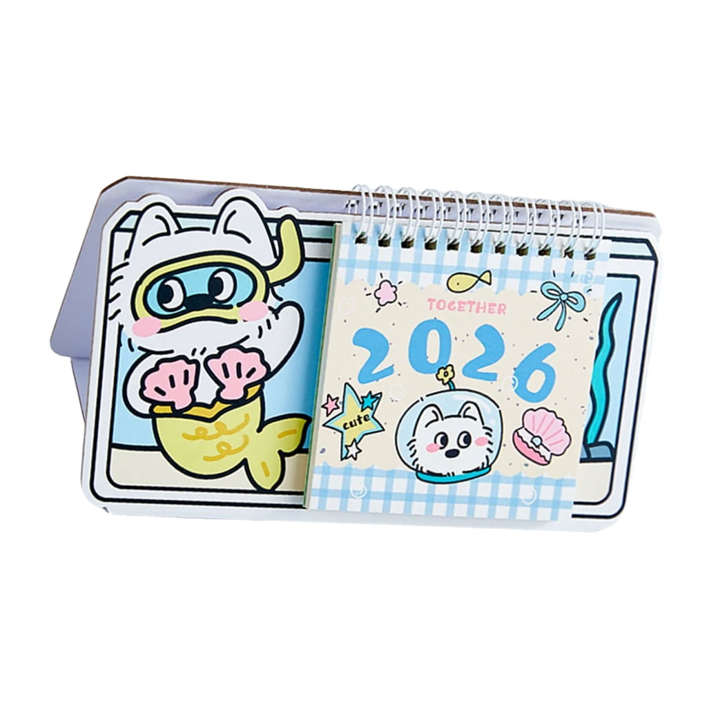 2026 Desktop Calendars Lucky Dog Desk Calendar Standing Calendar for ...