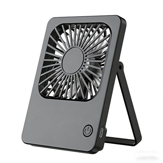 2026 Desktop Small Fan Transparent Large Wind Silent Portable Digital ...