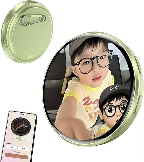 2026 Digital Badge Pin with IPS Screen, for Backpacks and Jackets ...