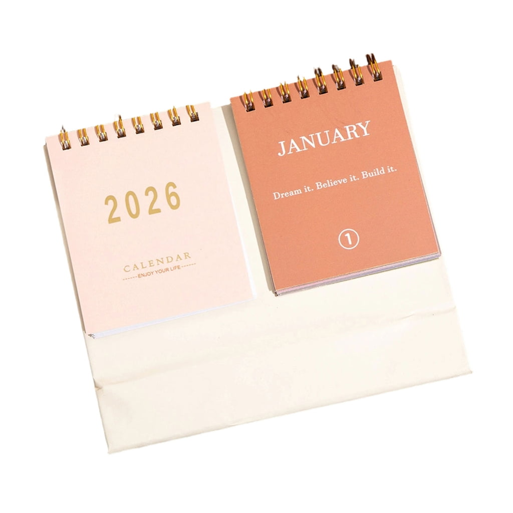 2026 Double Row Date Display Desk Calendar For Indoor Home Office ...