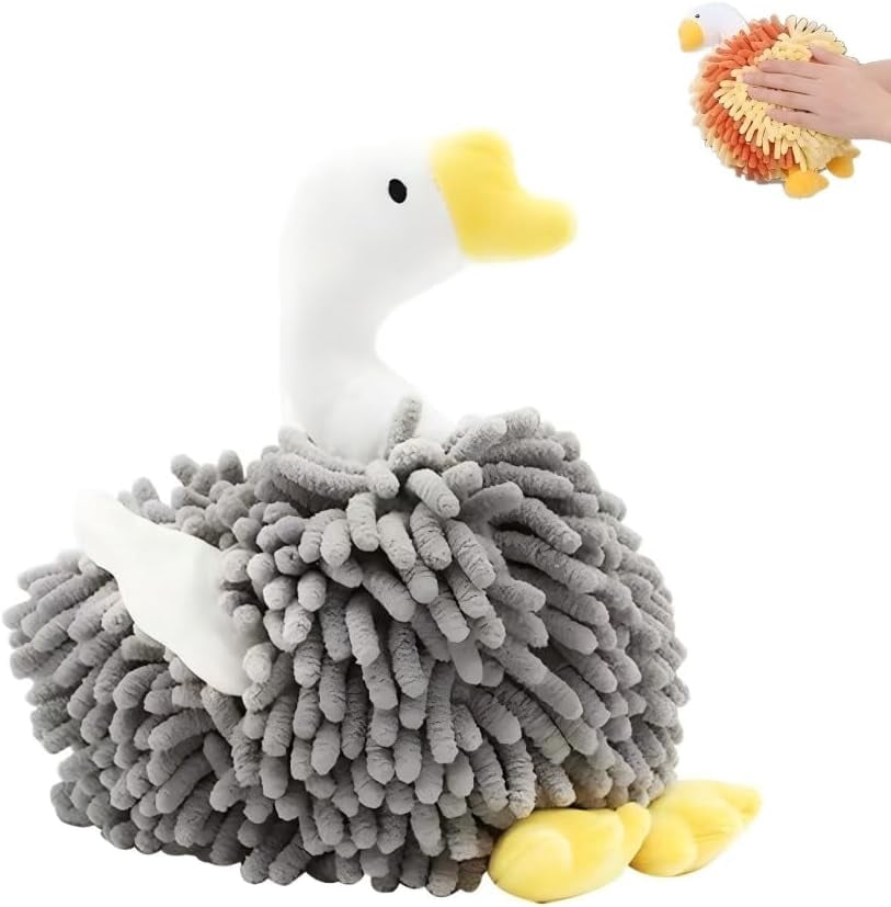 2026 Duck Shaped Hand Towel,Microfiber Chenille Absorbent Duck Towels ...
