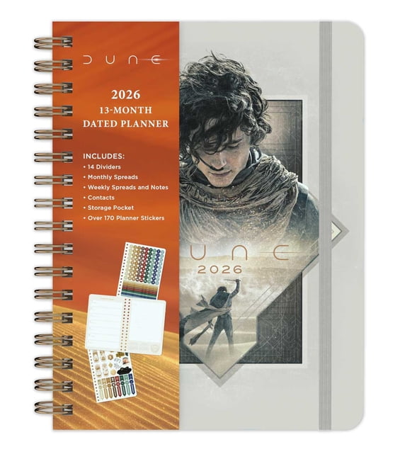 2026 Dune 13-Month Weekly Planner, (Hardcover) - Walmart.com