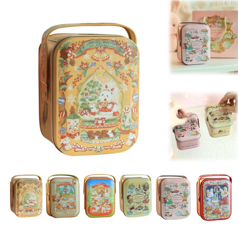 2026 Easter Vintage Tin Box Vintage Tins Decorative Tins With Lids ...