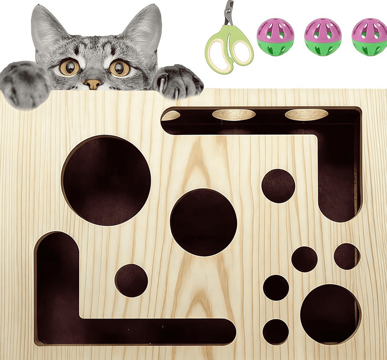 2026 Edition Cat Nail File Box with Bell Ball & Sandpaper Inside, Gift ...