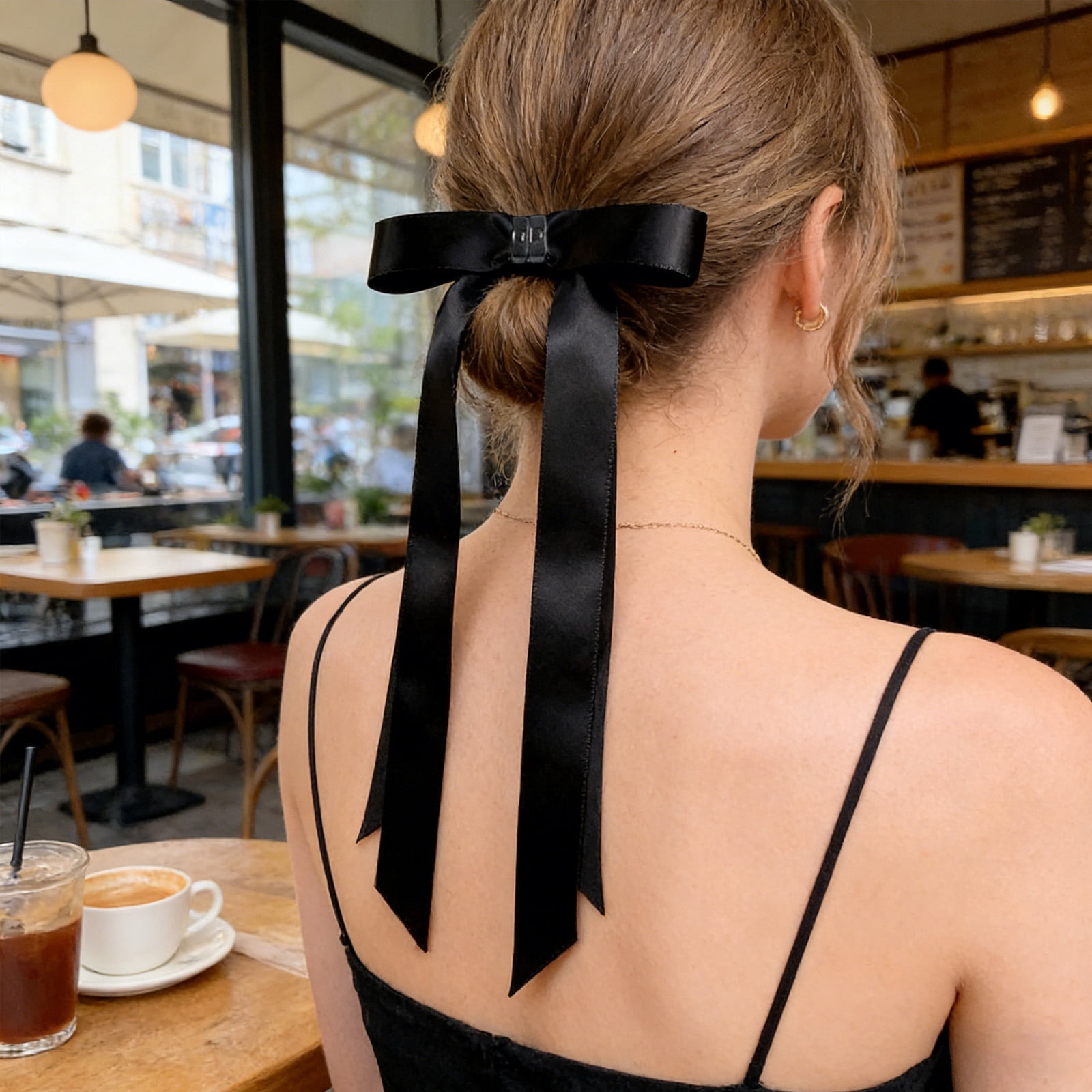 2026 Edition Magnetic Bow Hair Clip 9.5 In Detachable Satin Ballet ...