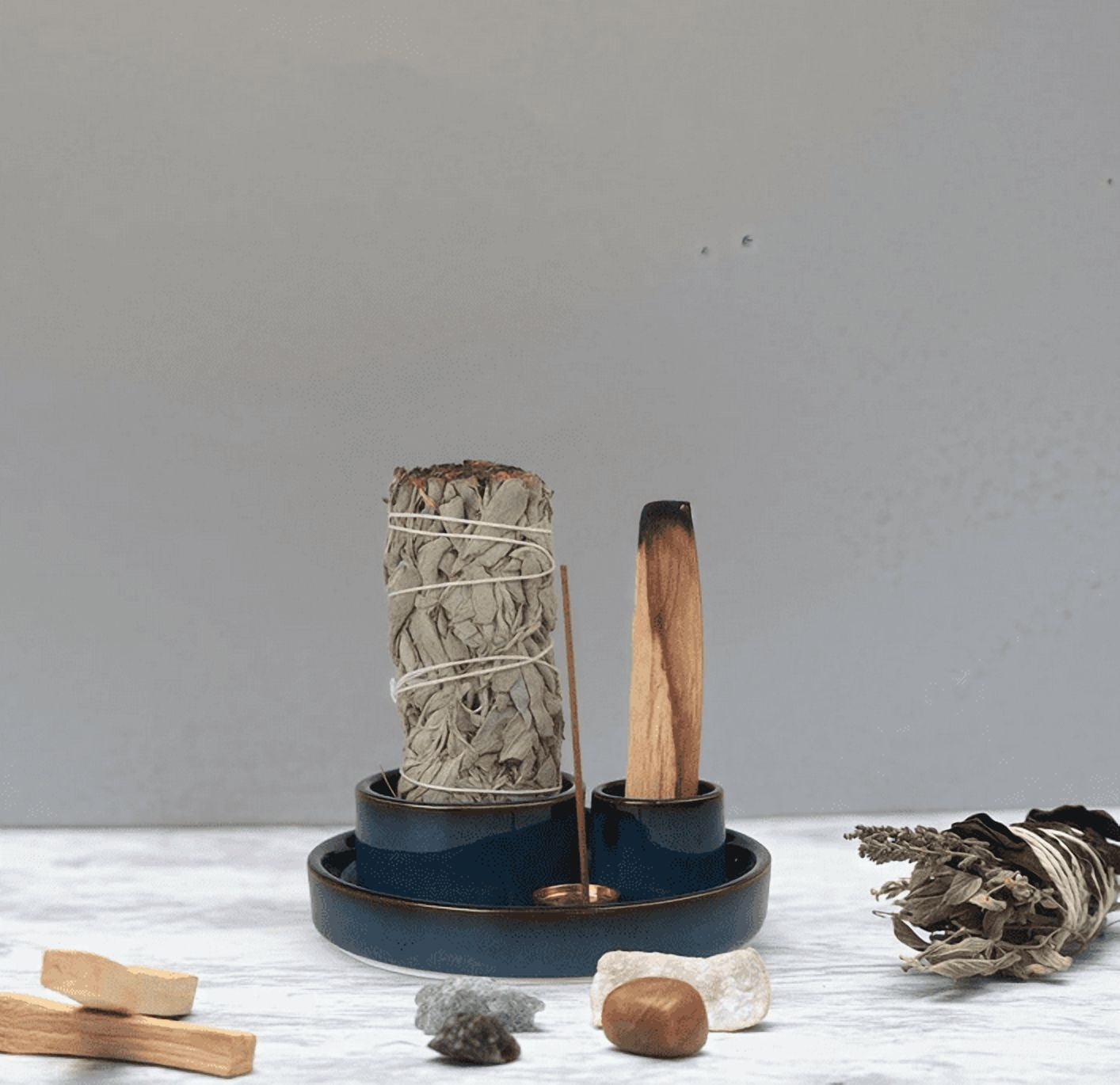 2026 Edition New 4 in 1 Incense Holder, Palo Santo Stick Holder,Sage ...