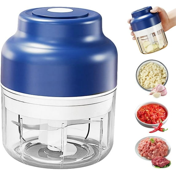 2026 Electric Garlic Chopper with USB Rechargeable Design, Portable ...