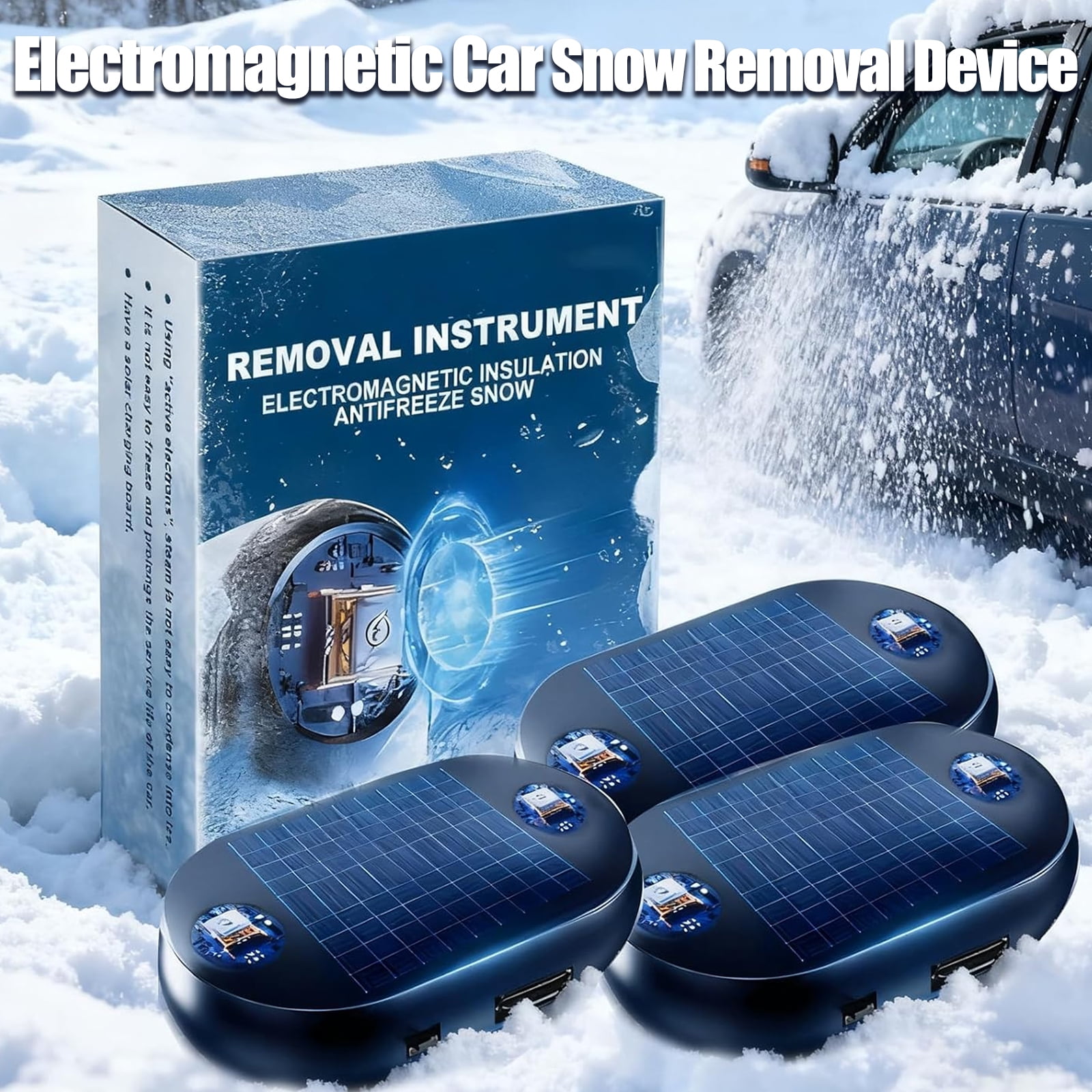 2026 Electromagnetic Anti Freezing Device for Car, 1/2/3PCS Solar/USB ...