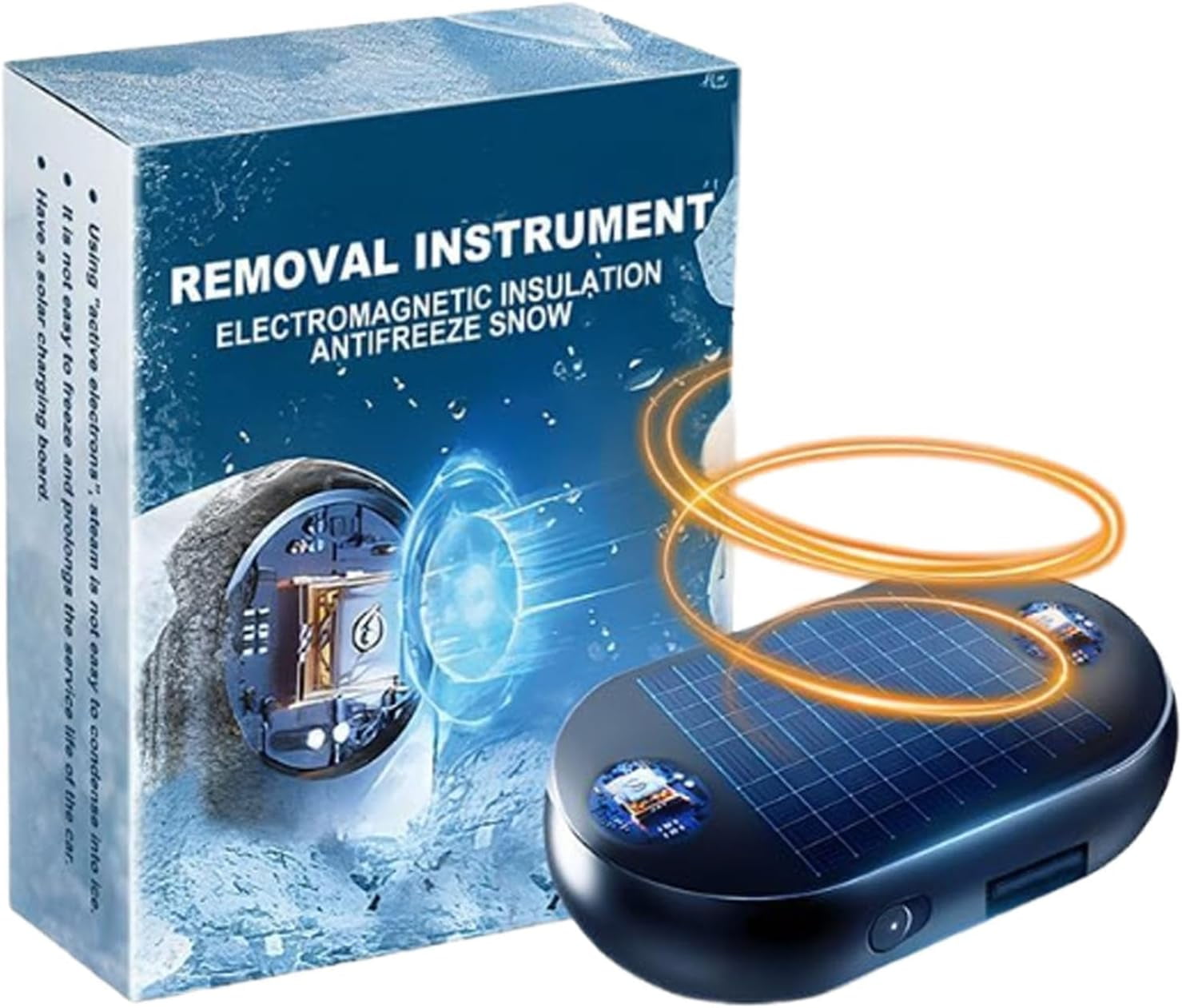 2026 Electromagnetic Anti Freezing Device for Car, 1/2/4/8 PCS Solar ...