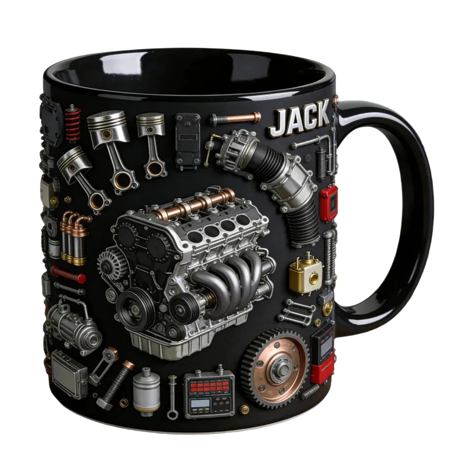 2026 Engine Mechanical Coffee Mug - Ceramic Auto Parts Themed Cup, Cool ...