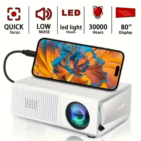 2026 Enhanced Mobile Projector, Android 11.0 OS, 4K Supported, Native ...