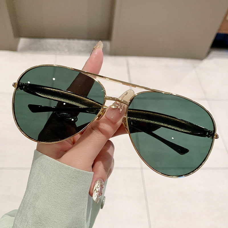 2026 European and American Pilot Style Large Frame Aviator Sunglasses ...