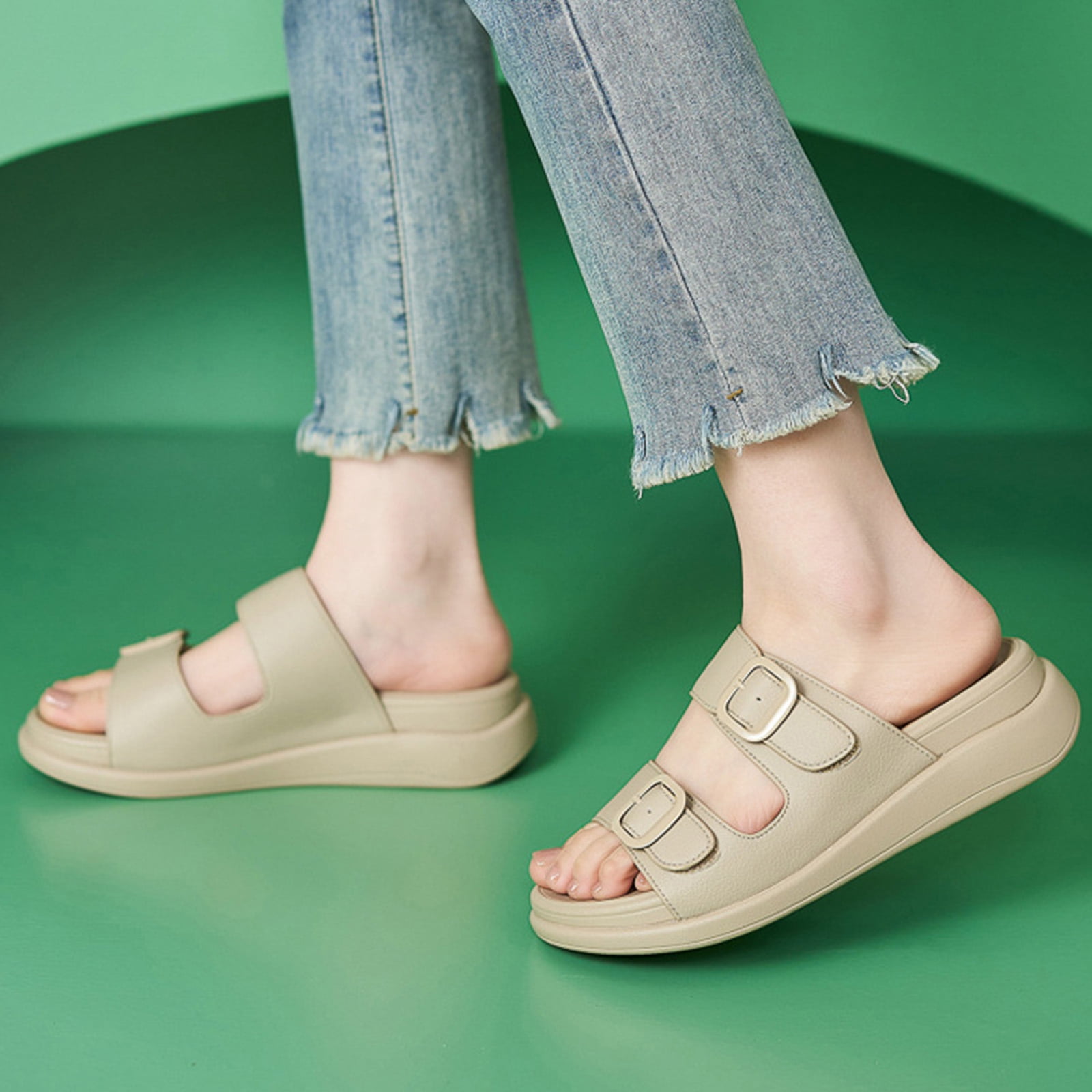 2026 European And Fashion Versatile Metal Slippers For Casual Sports ...