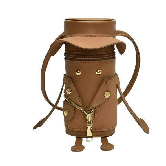 2026 Fashionable Water Bottle Shoulder Bag, Small Person Shape Portable ...