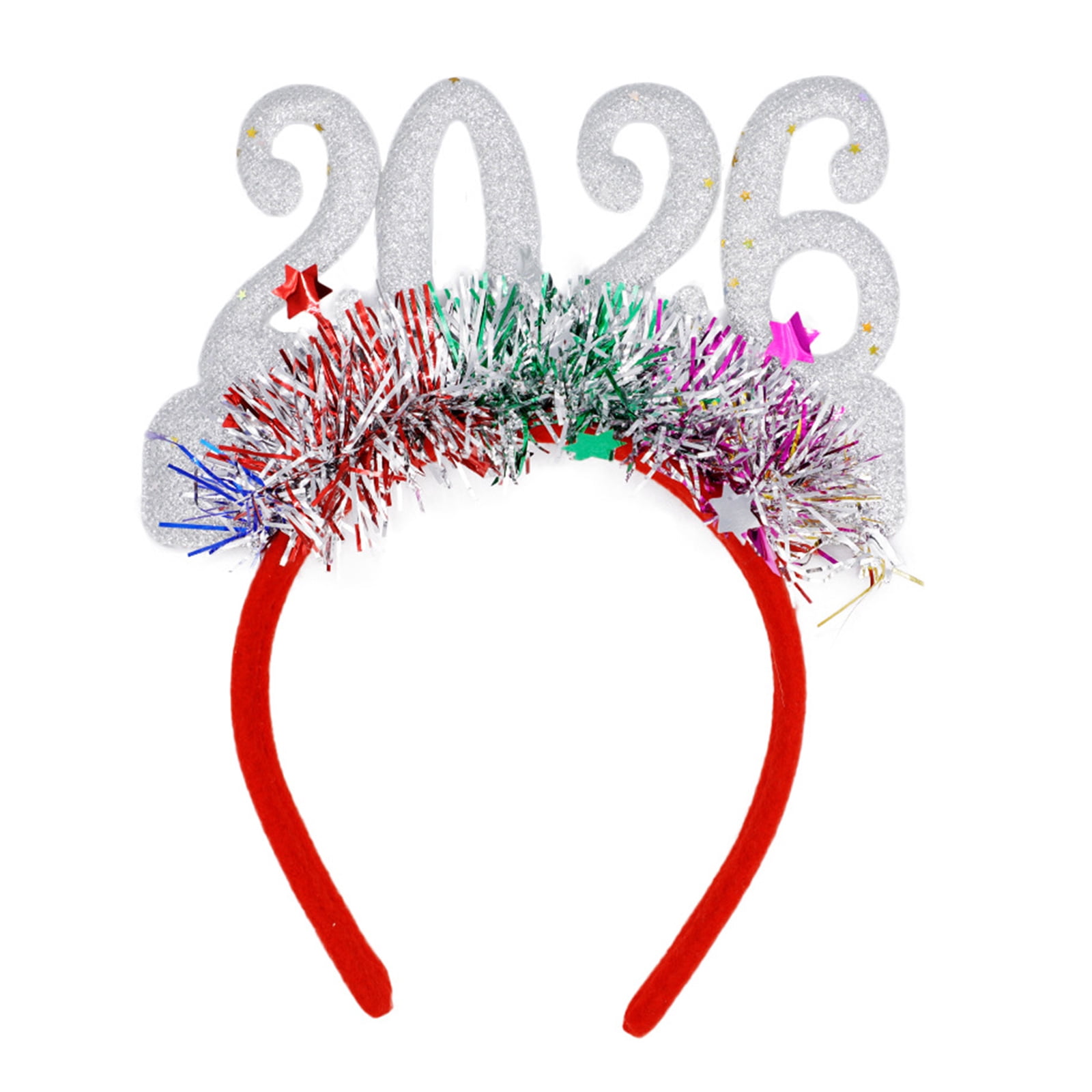 2026 Festival Glittering Headbands Sparkling Number New Year Eve's ...