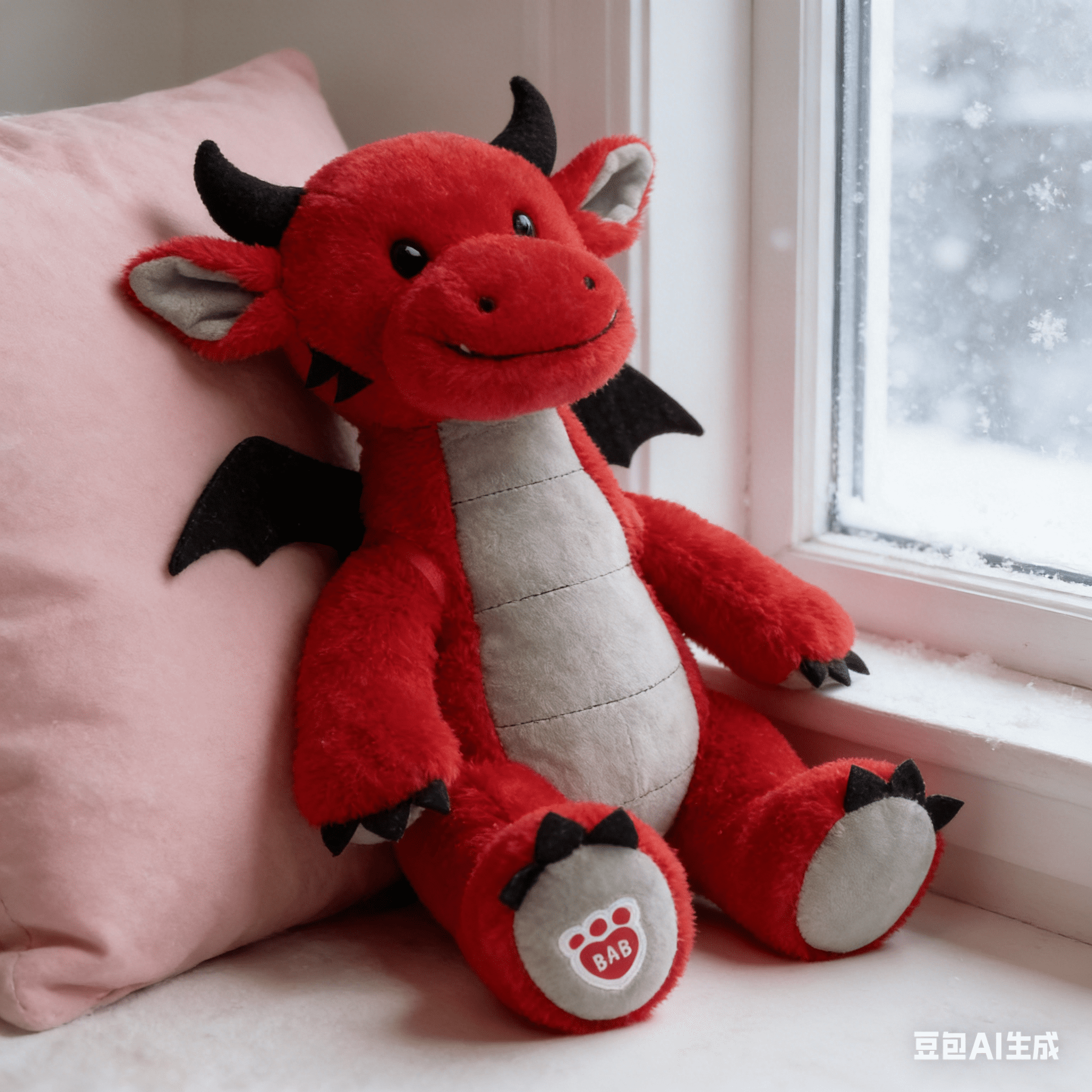 2026 Fiery Dragon Plush Stuffed Animal Plush Figure Toy Valentines Day ...