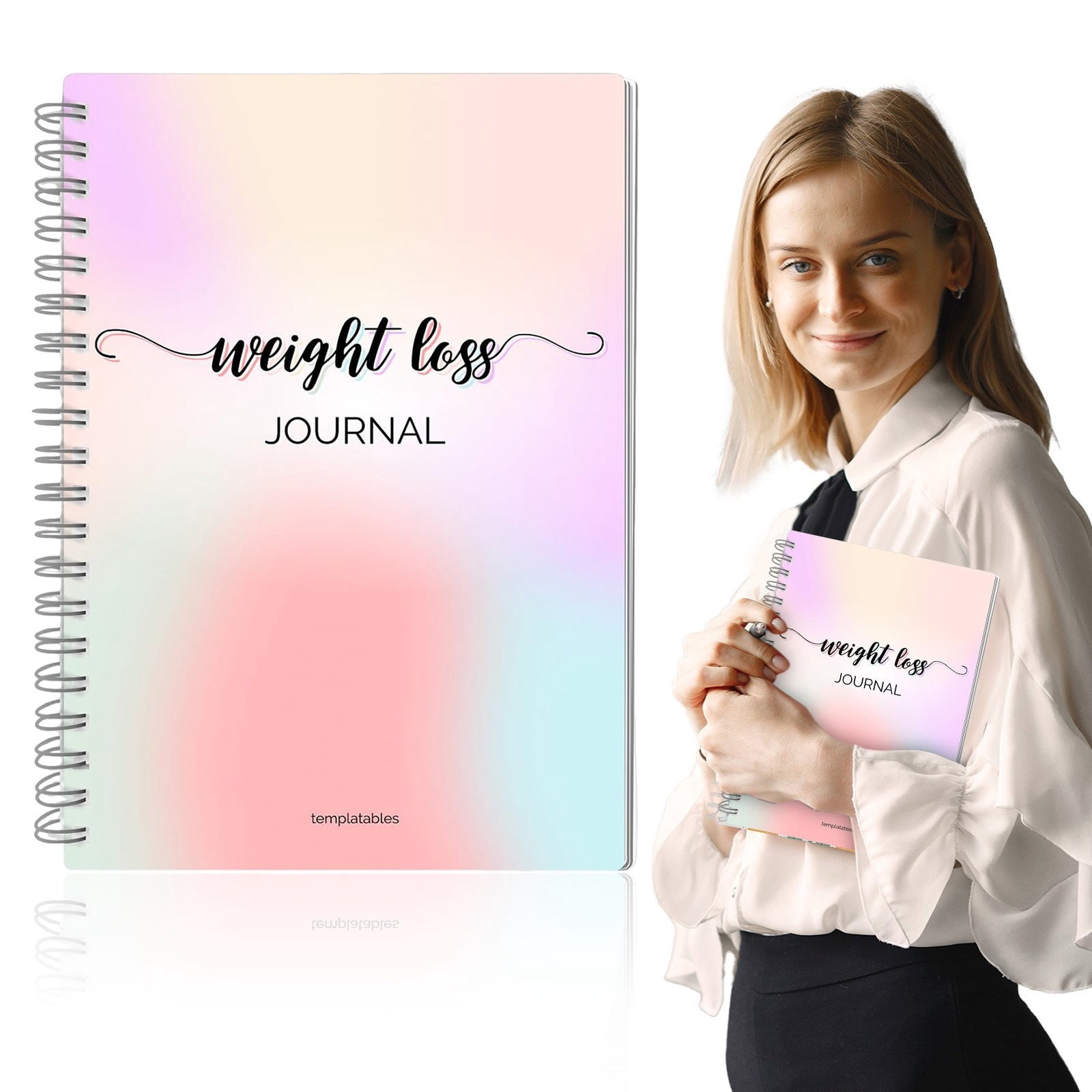 2026 Fitness Planner Workout Log Book Weight Loss Tracker Weekly ...