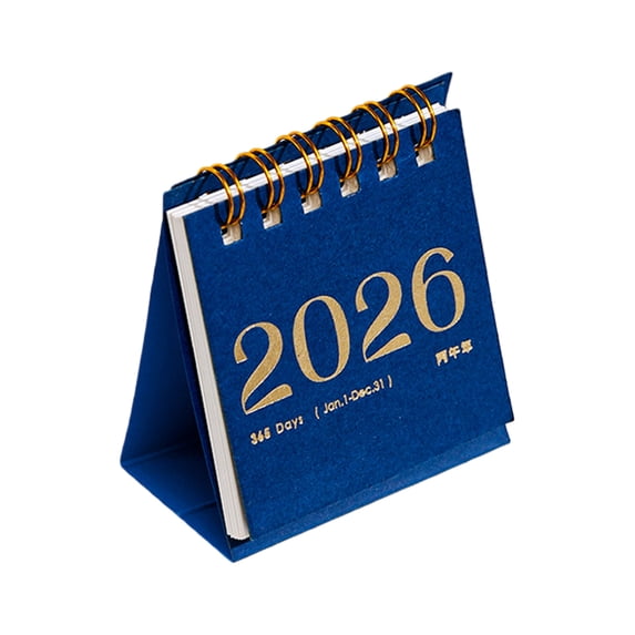 2026 Flipped Standing Desk Calendar, Monthly Desktop Organizers Daily ...