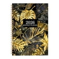 2026 Flower Print Planner Twin Coil Binding Planner Weekly Monthly ...