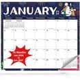 2026 Fridge Calendar 18 Monthly Calendar for Refrigerator 2026 Wall ...