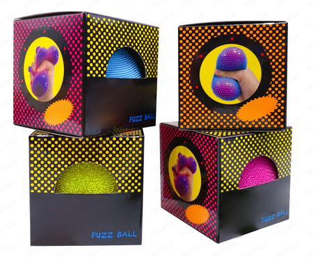2026 Fuzz Ball Squishy, Rainbow Mystery Fuzz Ball Squishy, Soft Squeeze ...