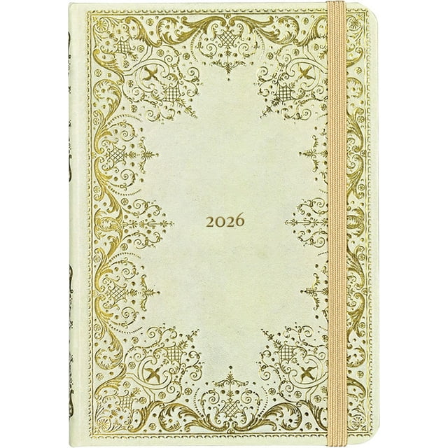 2026 Gilded Ivory Weekly Planner (16 Months, Sept 2025 to Dec 2026 ...