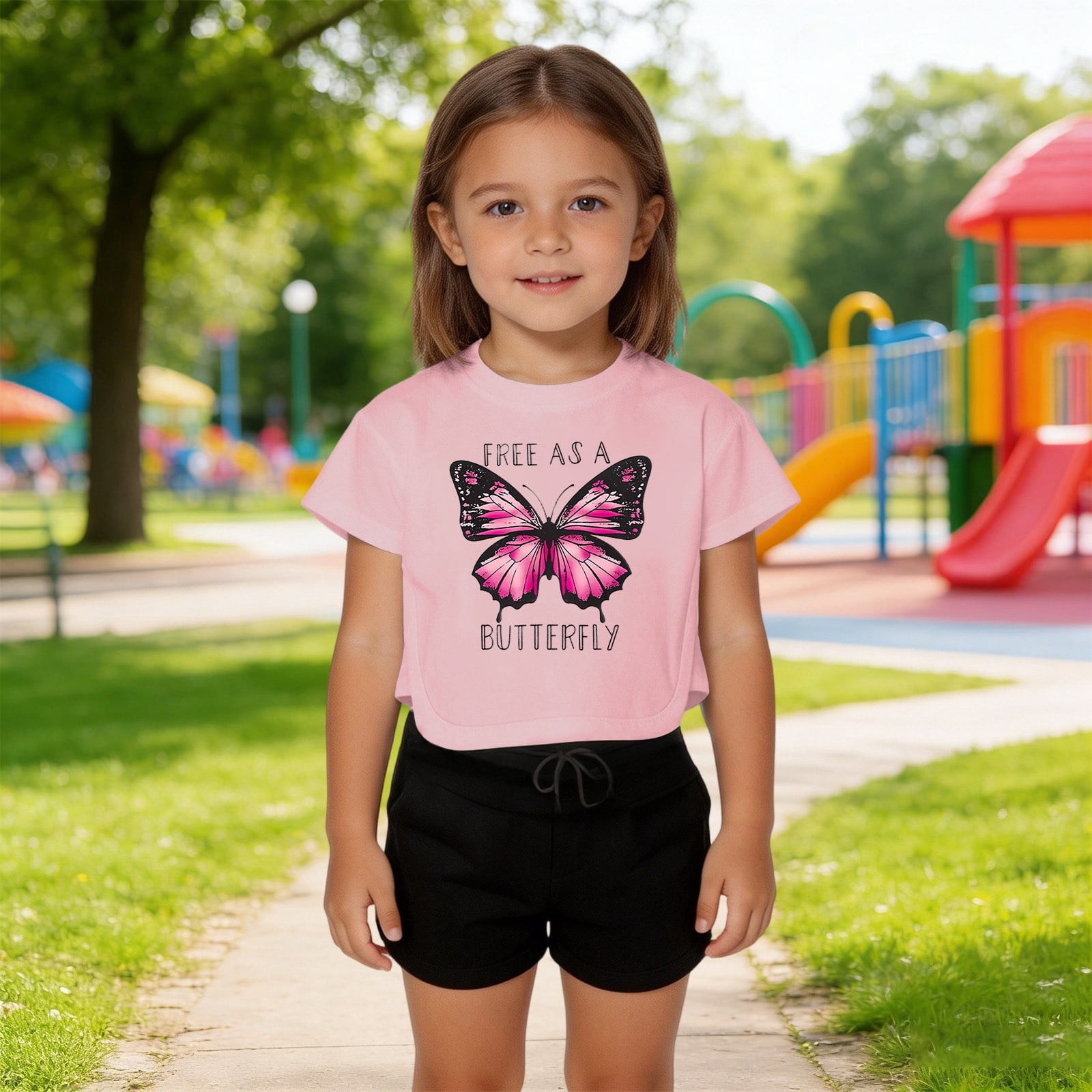 2026 Girls Cute Shirts Short Sleeve Printed Graphic Tees Crewneck ...