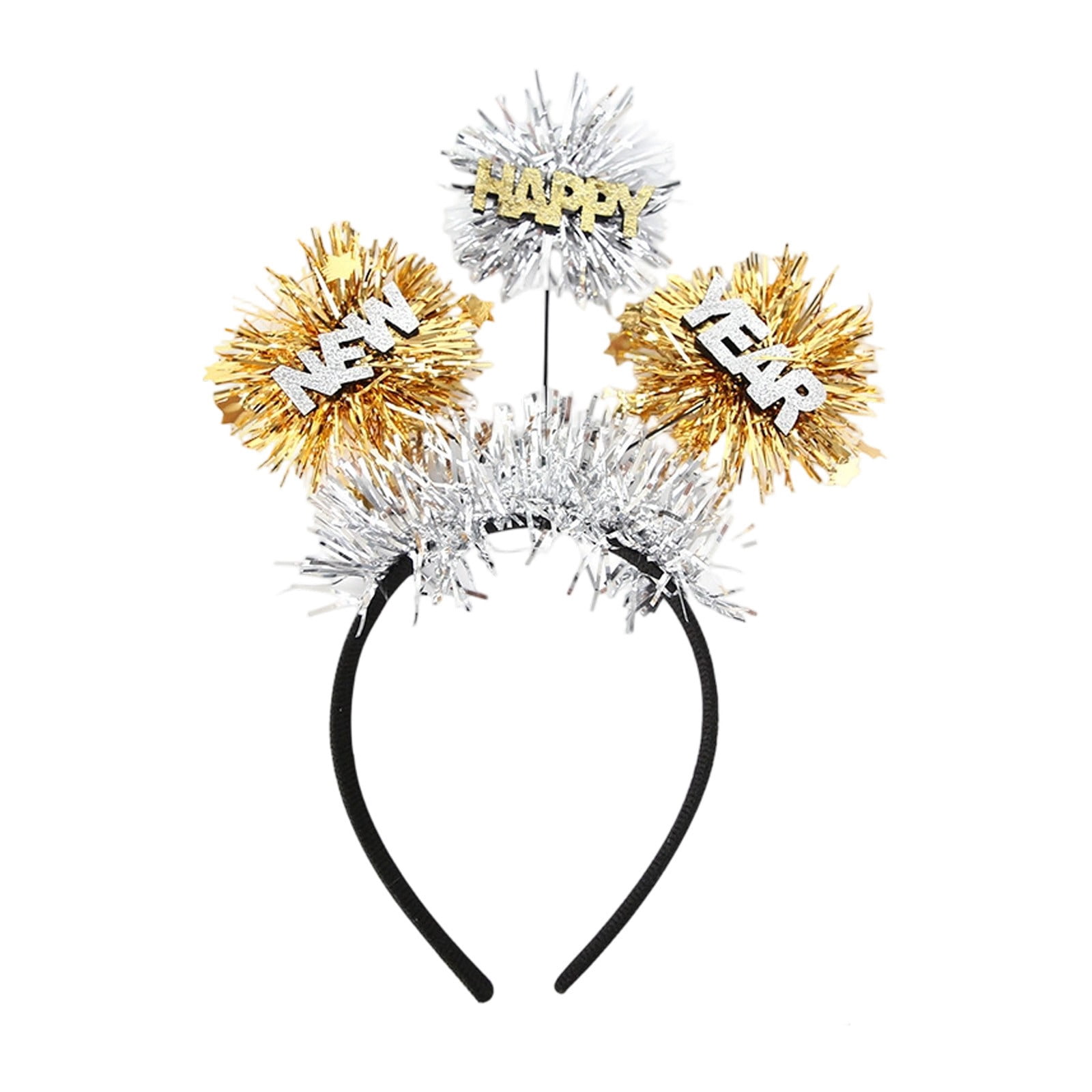 2026 Glitter Crystal New Year Headbands for Women, Sparkly Party Hair ...