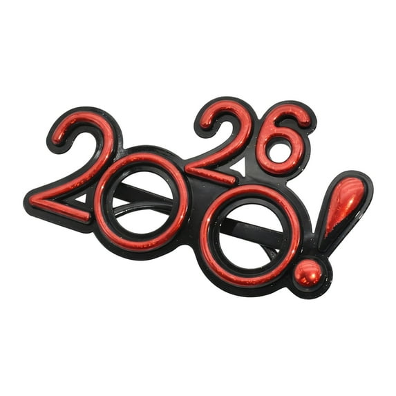 2026 Glitter Exclamation Mark Glasses, Festive Eyewear for New Year ...