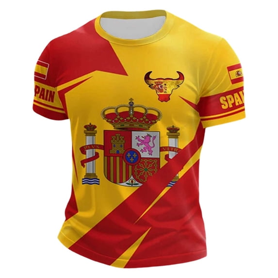 2026 Global Sports Event T-Shirt, Men’s Bull Festival Short Sleeve ...