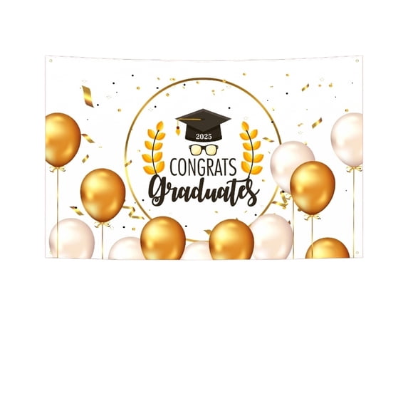 2026 Graduation Backdrop Banner Congrats Grad Class of 2026 Large ...