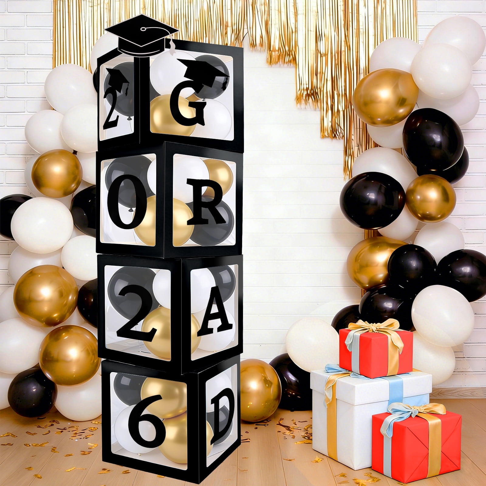 IRmm Graduation Decorations Class of 2026, 4PCS Green Graduation ...