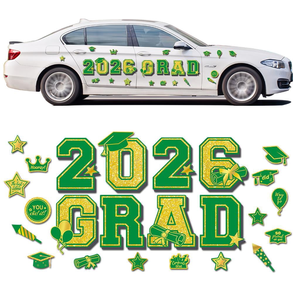2026 Graduation Car Magnet, Exterior Decoration,Car Magnets,for ...